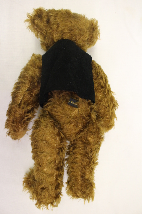BECKY COUTRAS Brown Jointed "TALBERT" Bear W/Vest & Pocket Watch, 17 ...