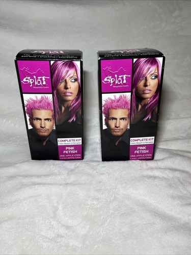 Splat Rebellious Colors Pink Fetish Complete Hair Dye Kit Bleach ...