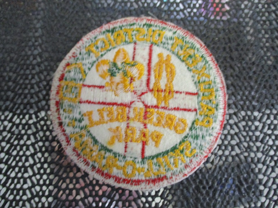 Vintage 3" Boy Scouts 1974 Green Belt Park Skill-O-Rama Embroidered ...