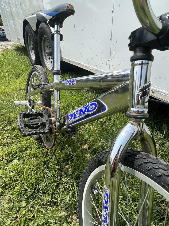RARE Vintage GT Dyno NFX Chrome BMX Bike Old School / Mid School *NOT ...