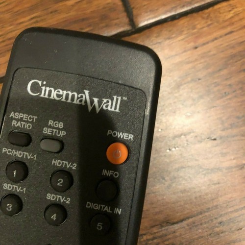 RUNCO ORIGINAL REMOTE CONTROL HAND UNIT FOR CW50MC CINEMA WALL SERIES ...