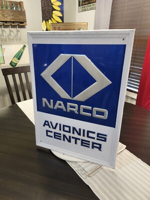 Narco Avionics Aviation Advertising Sign | eBay