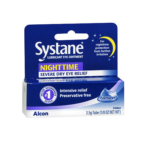 Systane Nighttime Lubricant Eye Ointment 3.5 gm By SYSTANE 300650509350 ...