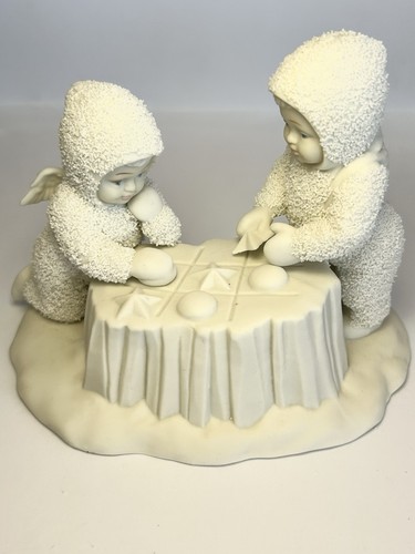 1992 Dept 56 Snowbabies “Stars In A Row Tic Tac Toe" Figurine #68225 | eBay