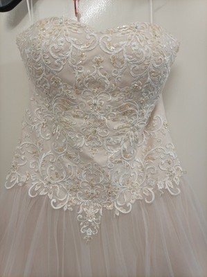 Opulence Ball gown Style Sweetheart Strapless Wedding prom Dress Blush ...