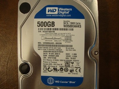 Western Digital WD5000AAKS-00D2B0 DCM:HHRNHTJMB 3.5" 500gb Sata HDD | eBay