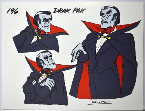DRAK PAK MODEL SHEET Print Hanna Barbera Pty. Ltd - BIG D / COUNT ...