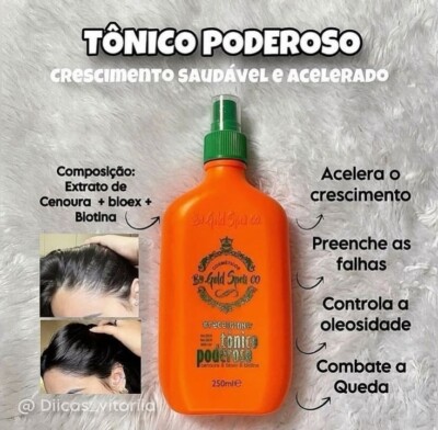 Gold Spell Tonico Poderoso Anti Hair Loss Treatment Powerful Tonic 250 ...