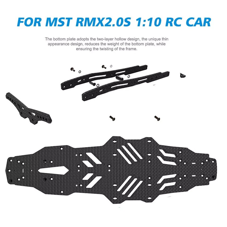 1:10 Drift Car Carbon Fiber Chassis Upgrade Kit for MST RMX 2.0S | eBay