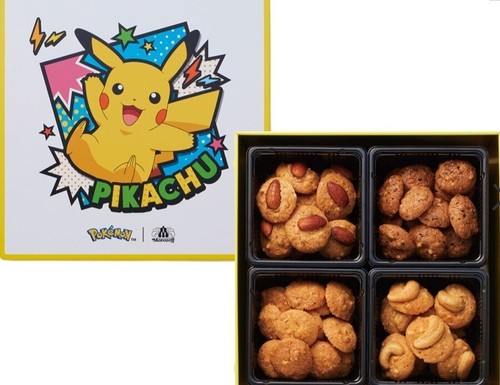 💢🍪Pokemon Pikachu Nuts Cookies by Morozoff 180g Collector's Edition Tin ...