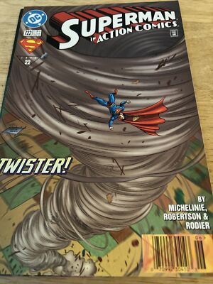 Superman Action Comics DC #722 1996 22 Twister Not Graded Never Read | eBay