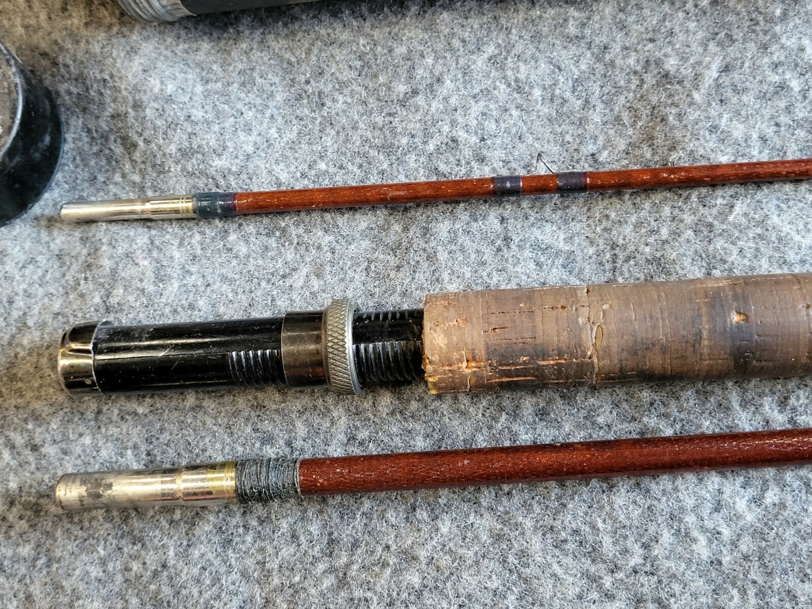 Vintage 3 pcs Montague Rapidan Split Bamboo Fly Rod 9' Orig. With Rod ...