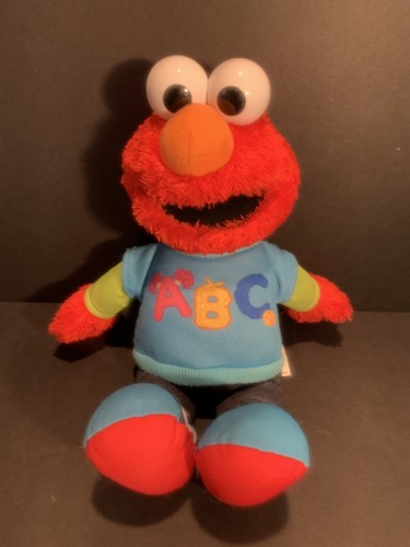 2013 Sesame Street Talking ABC Elmo Sings Alphabet Song Learning Plush ...