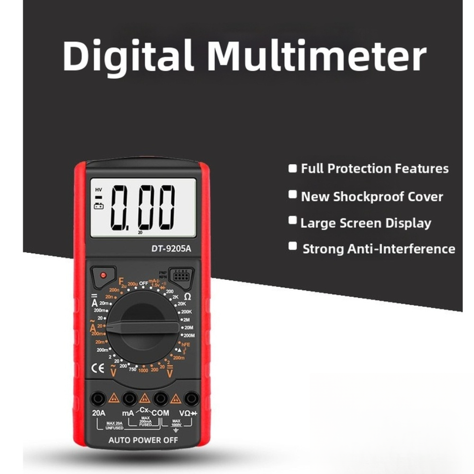 Messwerkzeug Digital Multimeter Auto Ranging Ergonomischer Griff LCD ...