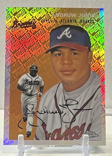 2023 Topps Chrome Platinum Logo Refractor Andruw Jones /499 Atlanta ...