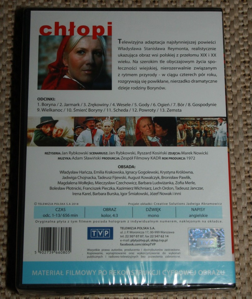 Chlopi - Jan Rybkowski / Serial TVP BOX 5 DVD | eBay
