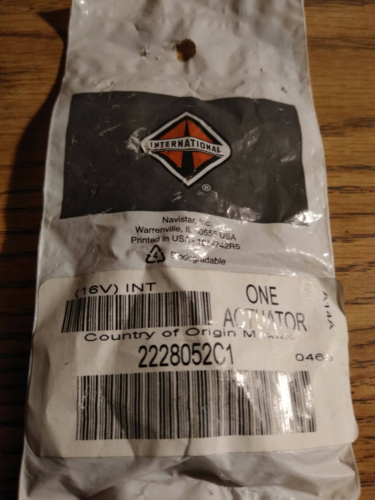 INTERNATIONAL ACTUATOR REAR HEATER 2228052C1 | eBay