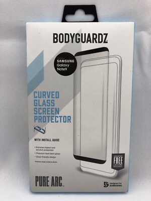 BodyGuardz - Pure Arc Curved Glass Screen Protector Samsung Galaxy Note ...