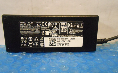 LOT OF 5 Genuine Dell Laptop 90W AC Adapter 7HRTX/07HRTX 02MWVW 19.5V 4 ...