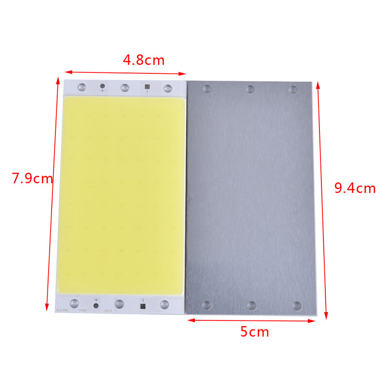COB LED Panel Light 94x50MM Ultra Bright Strip Lamp 10W COB Board LED ...