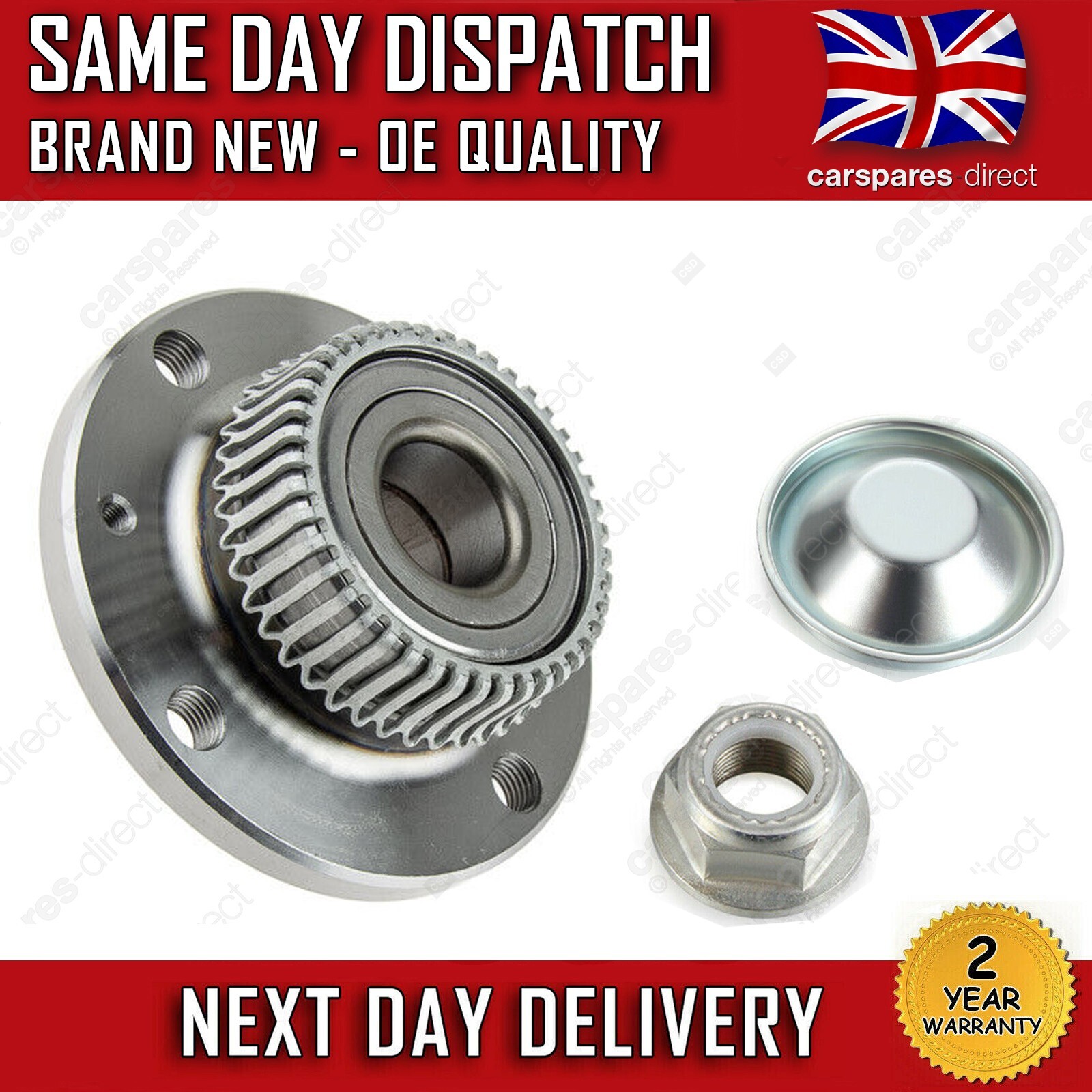 SEAT REAR WHEEL BEARING & HUB AROSA / CORDOBA / IBIZA KIT ASSEMBLY ...