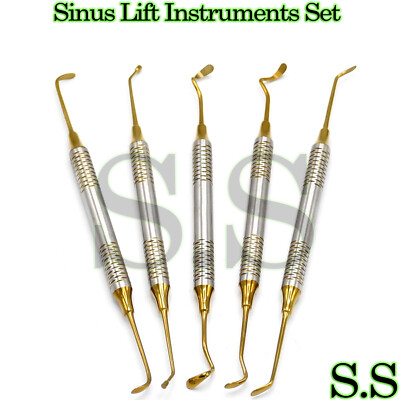 Premium 5 pcs Sinus Lift Instruments Set Kit Implant Dental Dentistry ...