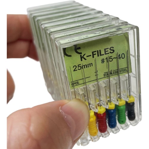 60pcs Dental Endo K-files Root Canal File 25mm Hand Files Stainless ...