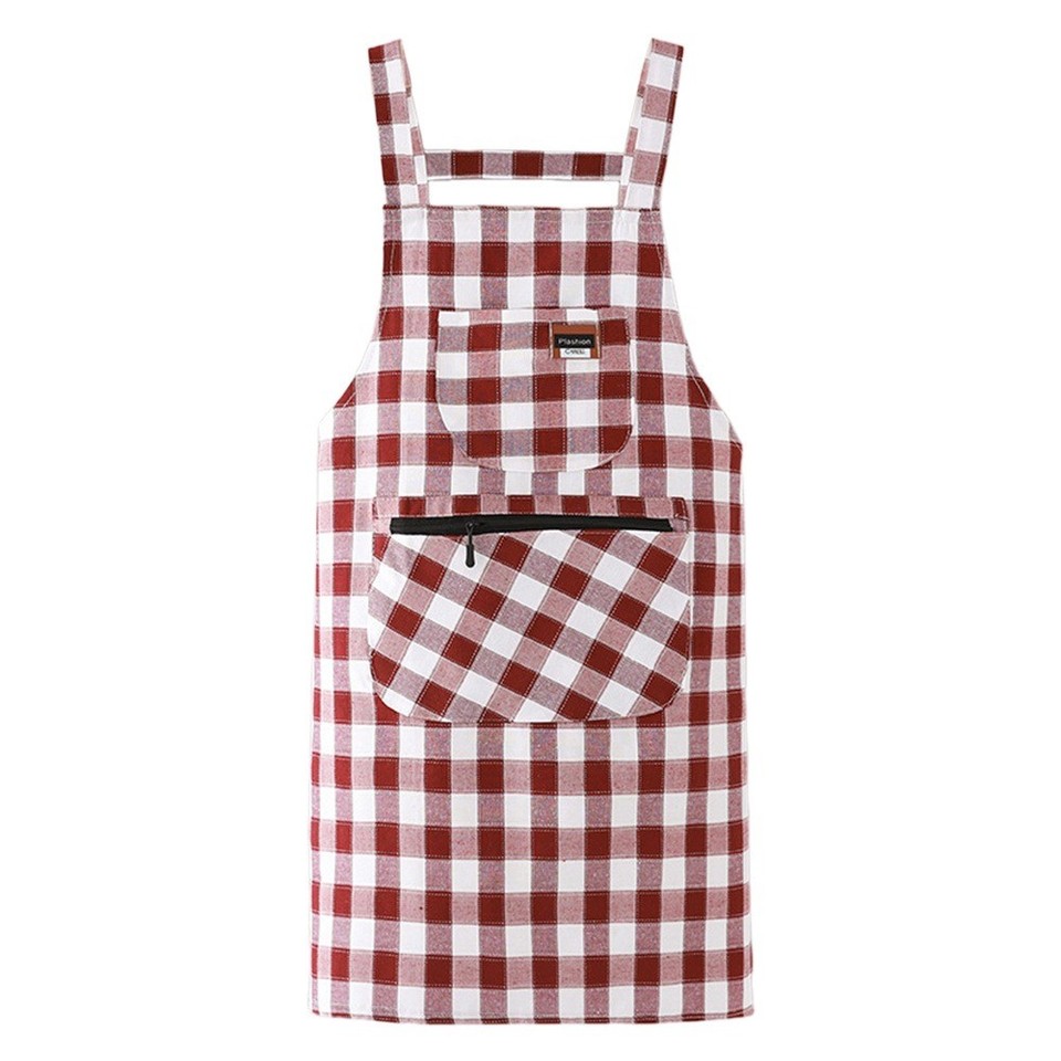 Anti Dirty Kitchen Aprons Cotton Cloth Cooking Aprons Household ...