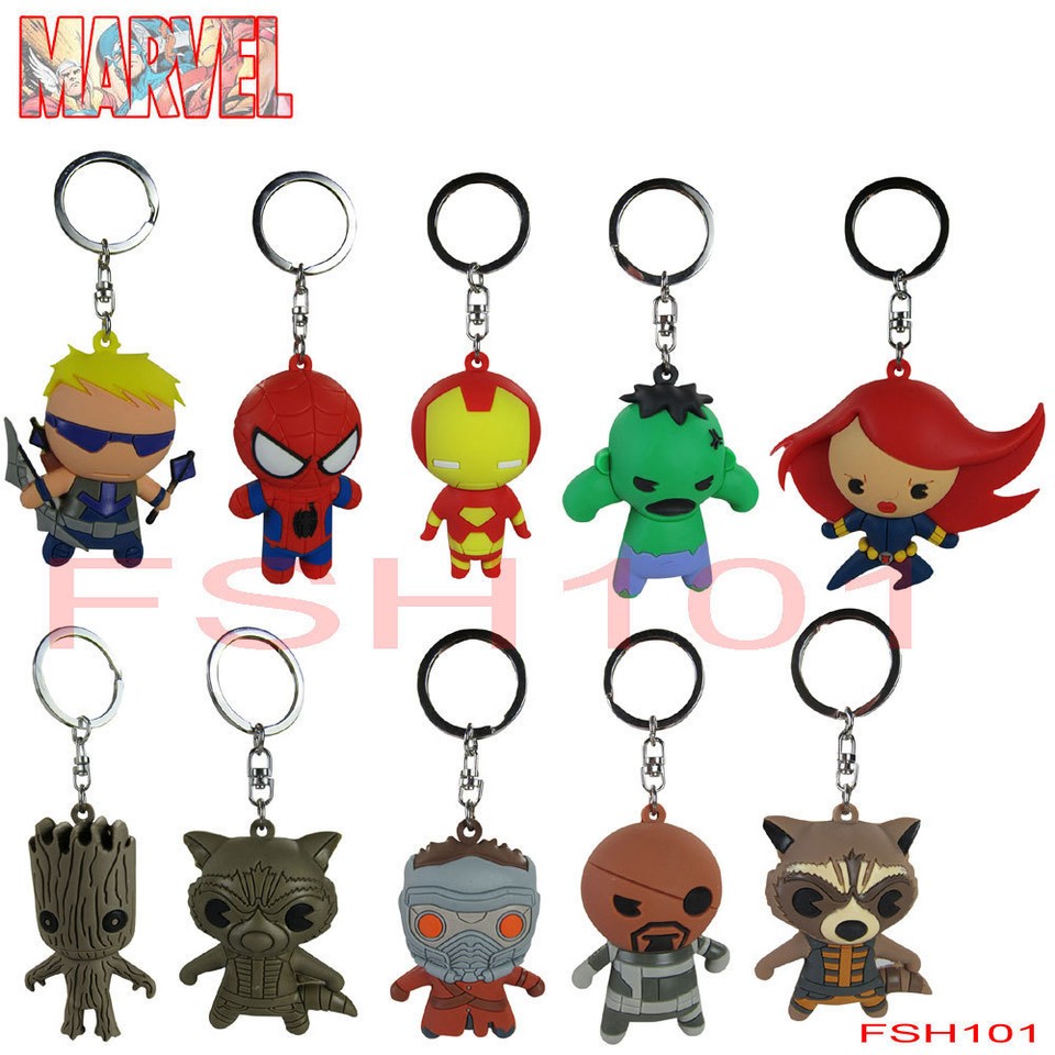 New Blind Bag Marvel Comics Green Hulk 3-D Figural Keychain Monogram | eBay
