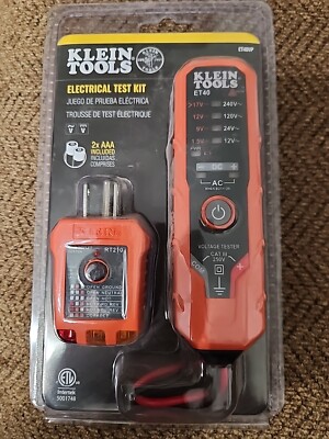 Klein Tools Electrical Test Kit Et40VP Brand New In Sealed Package | eBay