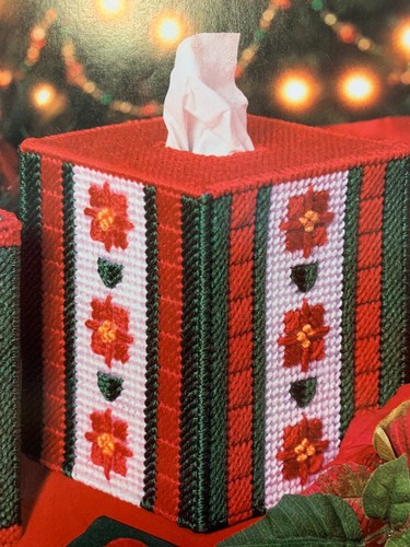 Christmas / Winter Plastic Canvas Patterns Tissue Toppers Boutique ...