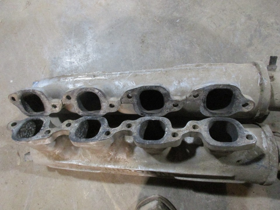 Nicson Marine 454 or 427 BBC Water Cooled Exhaust Manifolds V-Drive Jet ...