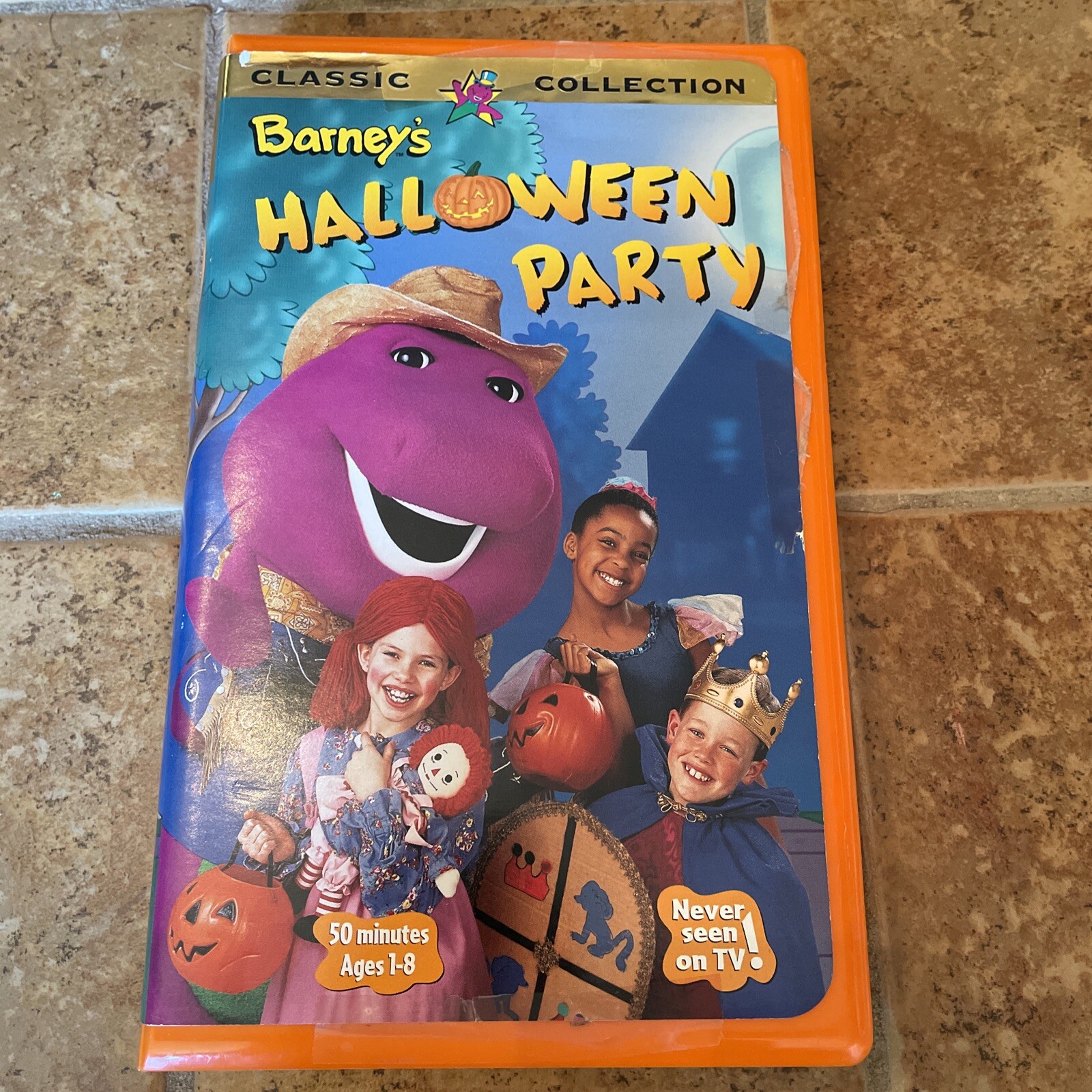 Barney - Barneys Halloween Party (VHS, 1998) Classic Collection Not On ...