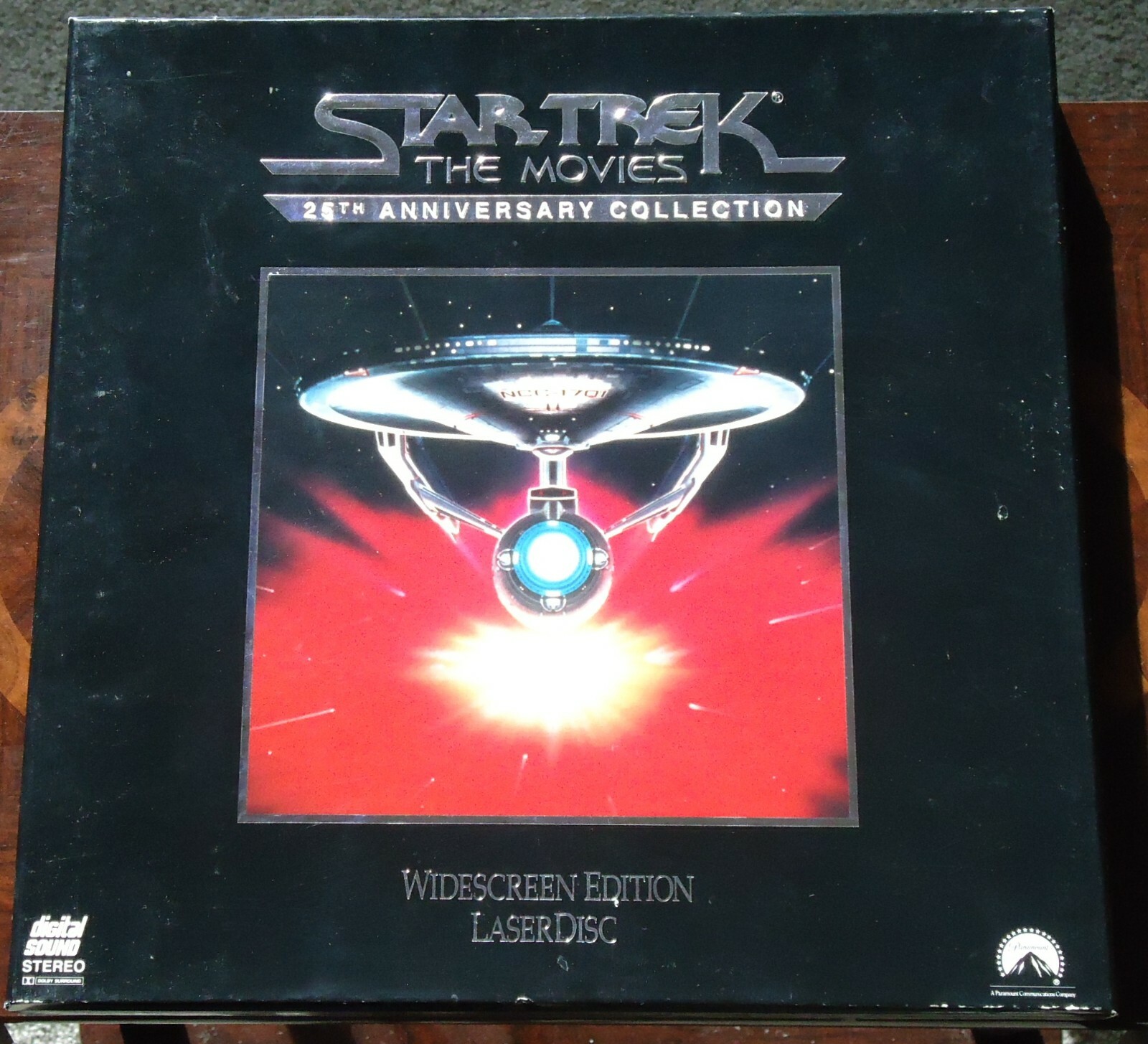 Star Trek The Movies 25th Anniversary Collection Box Set Laser Disk ...