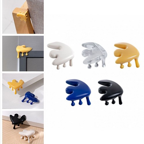 4PCS Self-Adhesive Table Corner Anti-collision Mat Table Corner ...