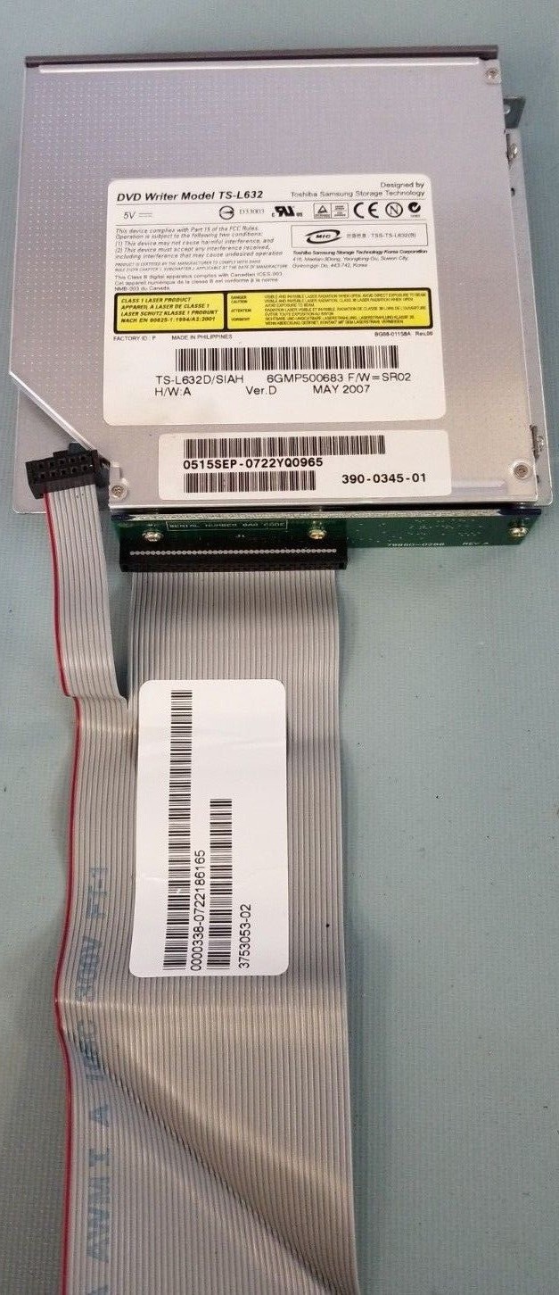 SAMSUNG DVD WRITER MODEL TS-L632 TS-L632D/SIAH 6GMP500683 W/ Cable | eBay