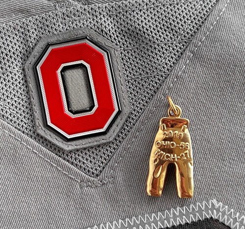 2019 OHIO STATE FOOTBALL PLAYER GOLD PANTS 56-27 **STARTER** | eBay