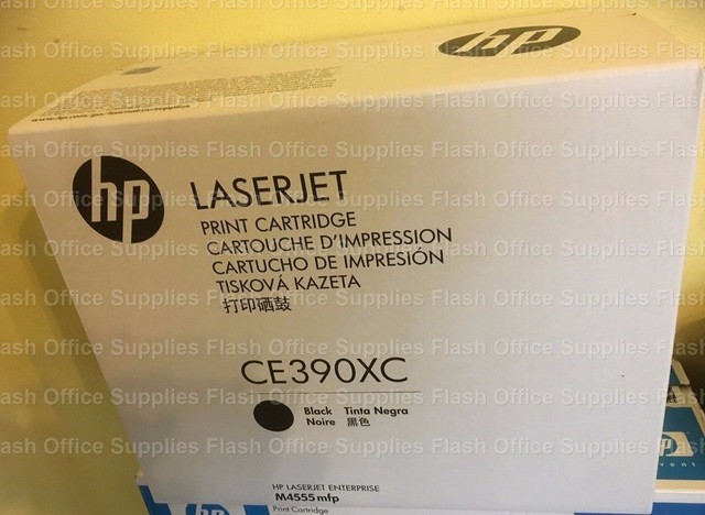 HP M602 M604 M4555 Complete Genuine Toner Set 90X CE390XC CE390AC for ...