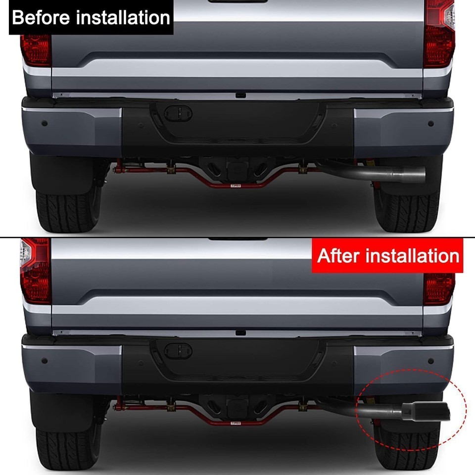 Fits For 2005-2023 Toyota Tacoma Black Chrome Exhaust Tip OEM PT932 ...