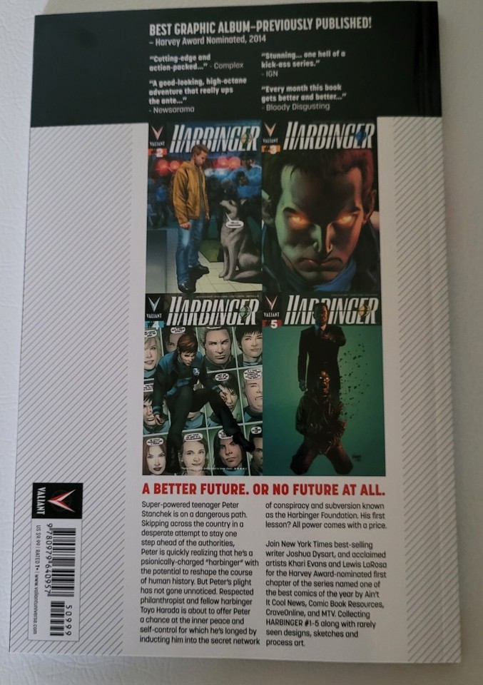 Harbinger Omega Rising Vol #1 by Joshua Dysart (2013, Valiant) | eBay