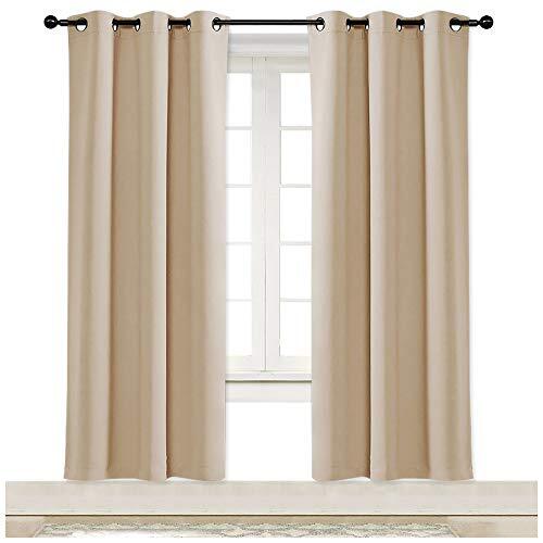 Room Darkening Blind Shade for Kids Bedroom Triple W42" X L72" Biscotti ...
