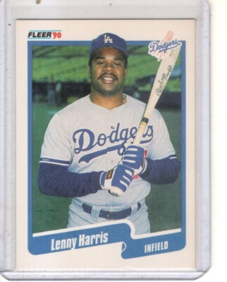 1990 Fleer - #397 Lenny Harris Los Angeles Dodgers baseball card | eBay