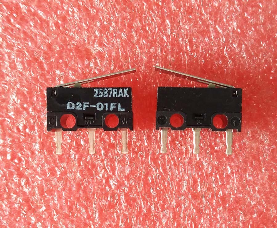 10pcs D2F-01FL Limit Switch 3Pins Mouse Micro Switch Omron | eBay