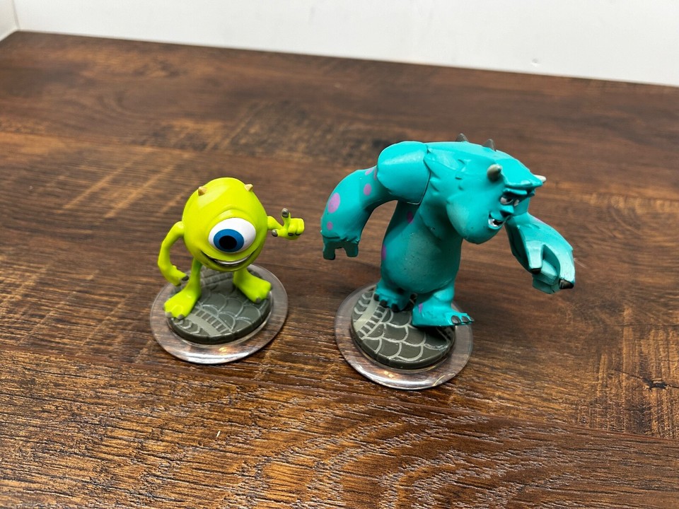Disney Infinity Monsters Inc Sully Sullivan Mike Wazowski Figure Lot | eBay