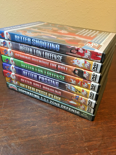 Better Basketball DVD Set or lot of 8 Training VIdeo's, Drills ...