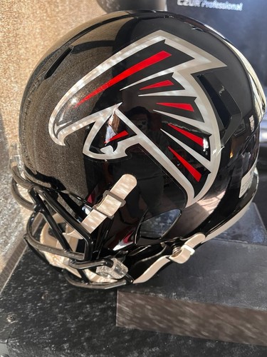 DRAKE LONDON AUTOGRAPHED FALCONS ECLIPSE FULL SIZE AUTH HELMET BECKETT ...