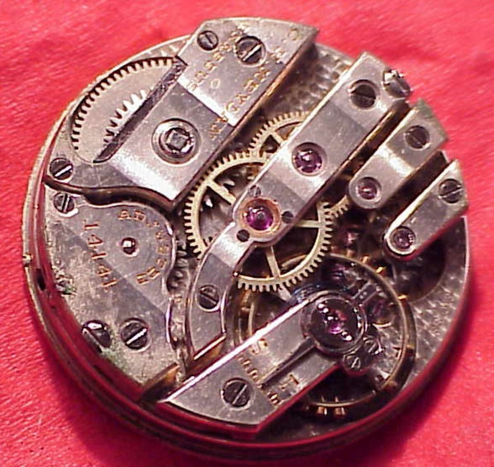 VINTAGE 25MM OPEN FACE C H MEYLAN BRASSUS 17J PENDANT WATCH MOVEMENT ...