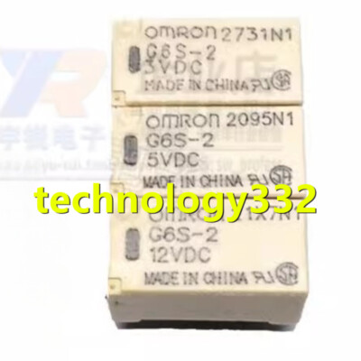 5PCS NEW OMRON G6S-2F-Y 2-5VDC 12VDC 24VDC 3VDC 4.5VDC DC5V relay #CL ...
