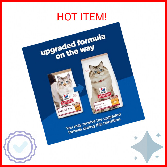 Hill's Science Diet Adult 1-6, Adult 1-6 Premium Nutrition, Dry Cat ...