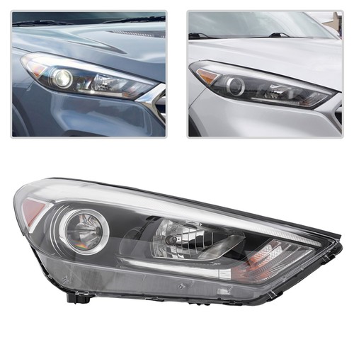Halogen Headlight Assembly Passenger Side RH For 2016 2017-2018 Hyundai ...